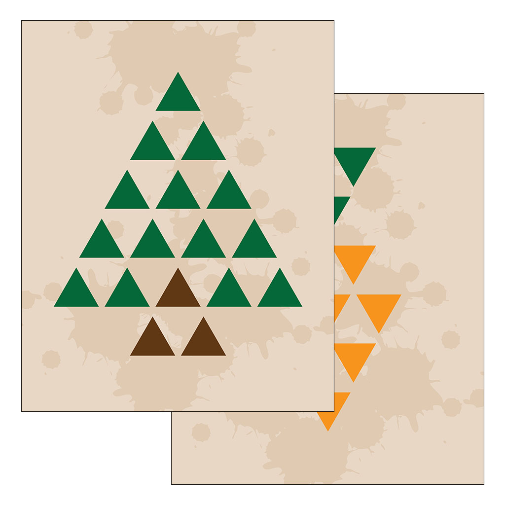 Triangle Art series | K. Bradley Washburn Art & Design